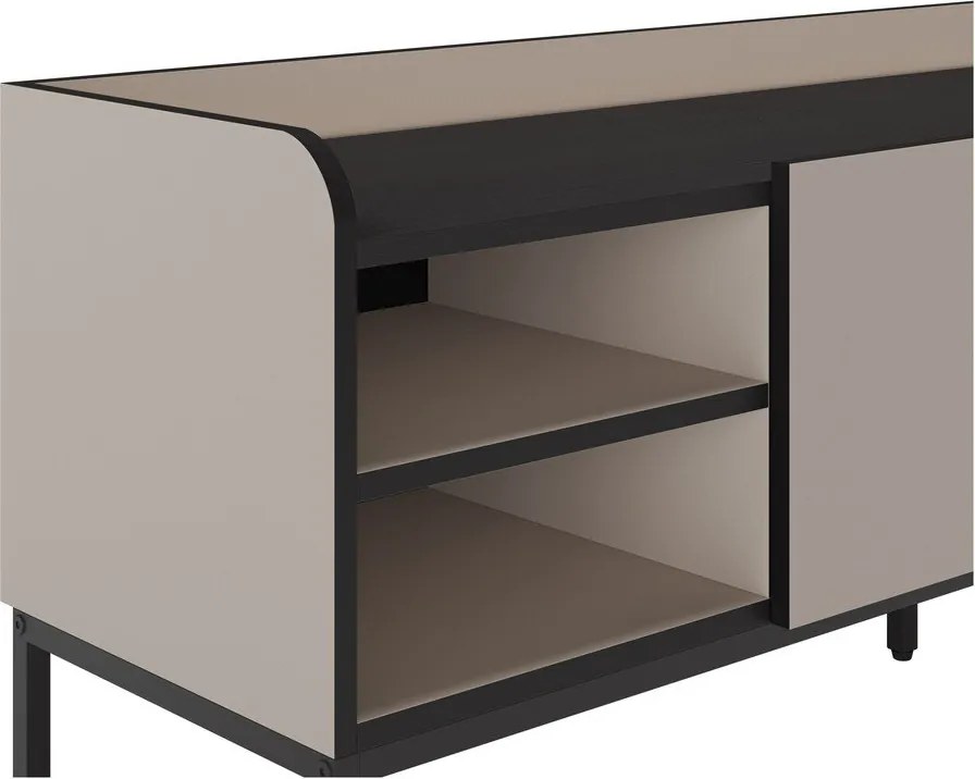 Krémový TV stolek 160x55x42 cm Adara – Marckeric
