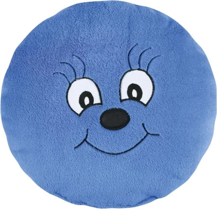 Bellatex Polštářek Kulička Modrá 35 cm, (průměr)