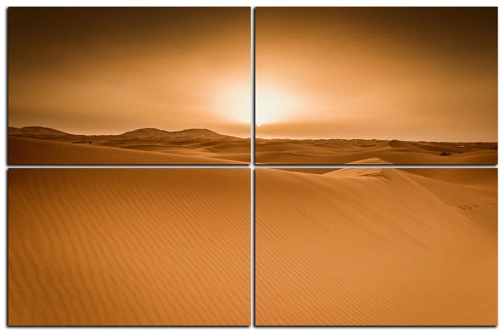 Obraz na plátně - Pouště Sahara 1131E (120x80 cm)