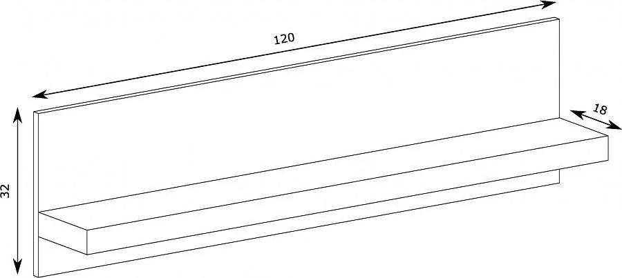Casarredo - Komfort nábytek Obývací stěna, sestava INDIANAPOLIS tm. jasan (4+6+9+11)