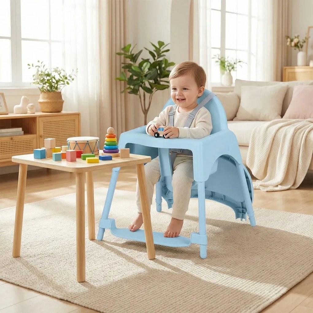 Costway 4-in-1 rozkládací jídelní židlička pro miminka Dětská