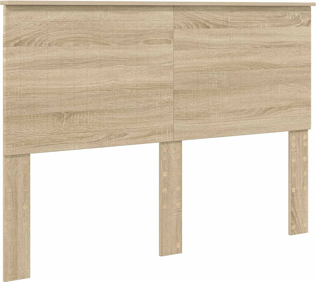 Rám postele s čelo Sonoma dub 140 x 190 cm Kompozitní dřevo 3411307