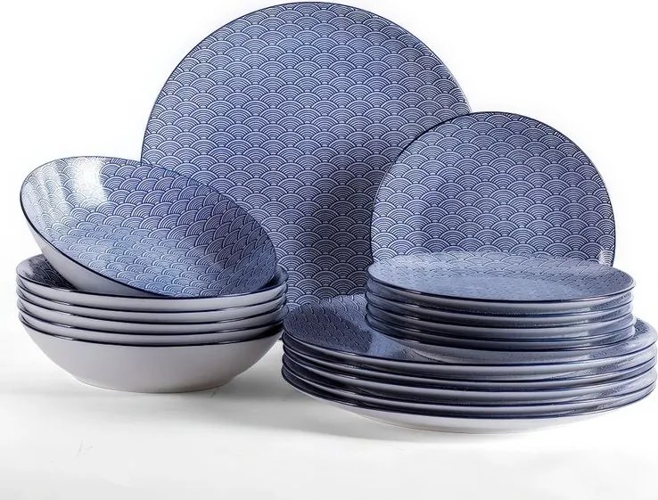 Porcelánová sada talířů OSAKA 18 ks