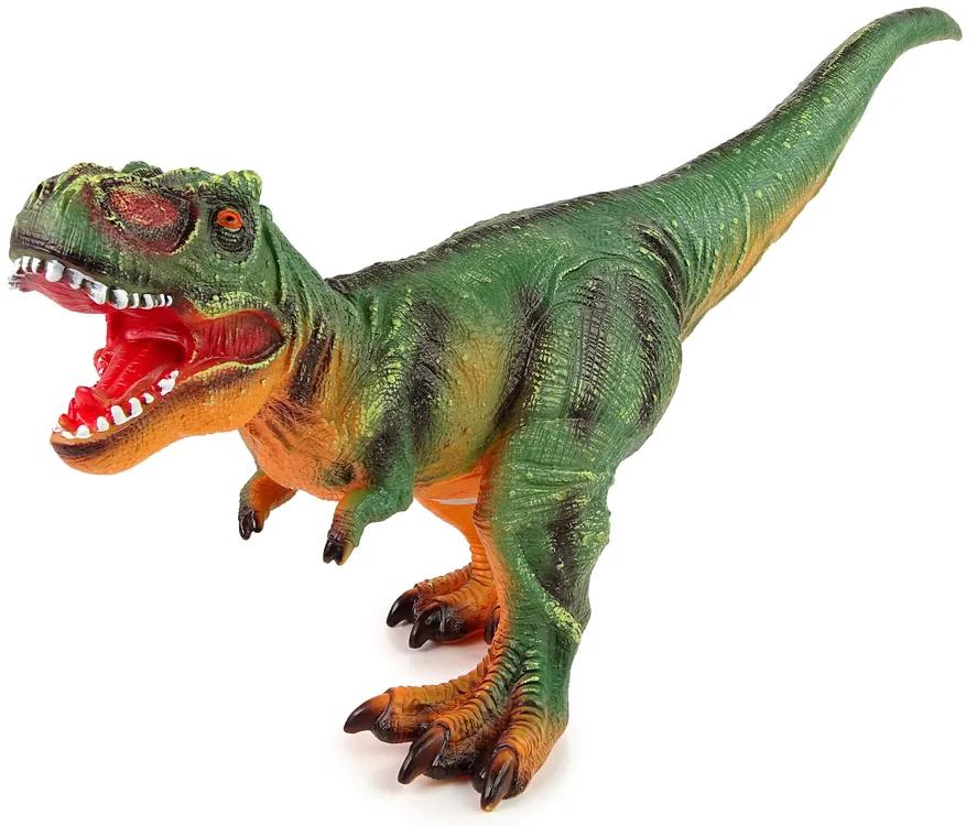 Velká figurka Tyrannosaurus Rex Zeleno-oranžový