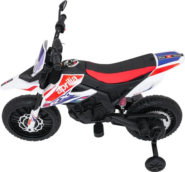 Elektrická motorka Aprilia RX bílá