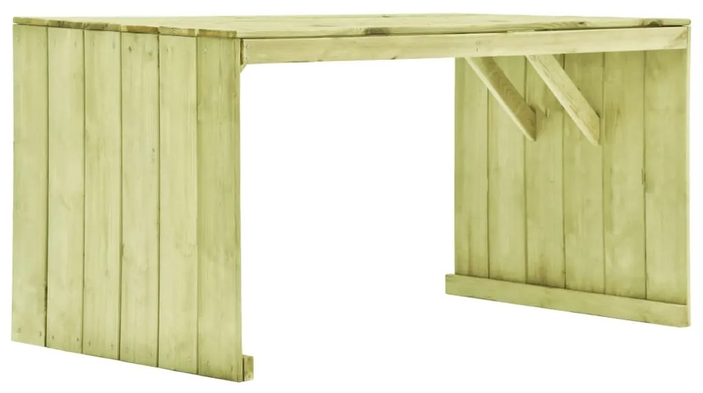 49034 vidaXL Zahradní stůl 150 x 87 x 80 cm impregnované borové dřevo