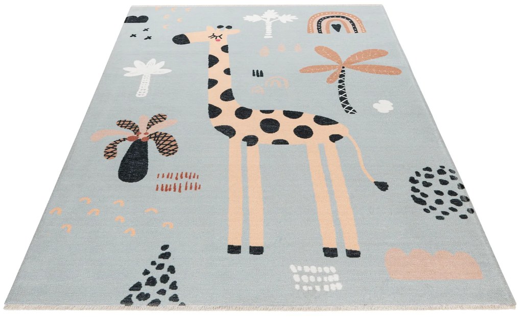 Obsession, Kusový koberec My Greta 625 Giraffe, 115x170, vícebarevná, dětský pokoj