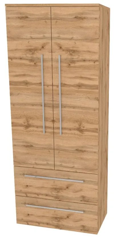 Mereo Mereo, Bino, koupelnová skříňka vysoká 163 cm, dvojitá, Multidecor, CN699DWOT