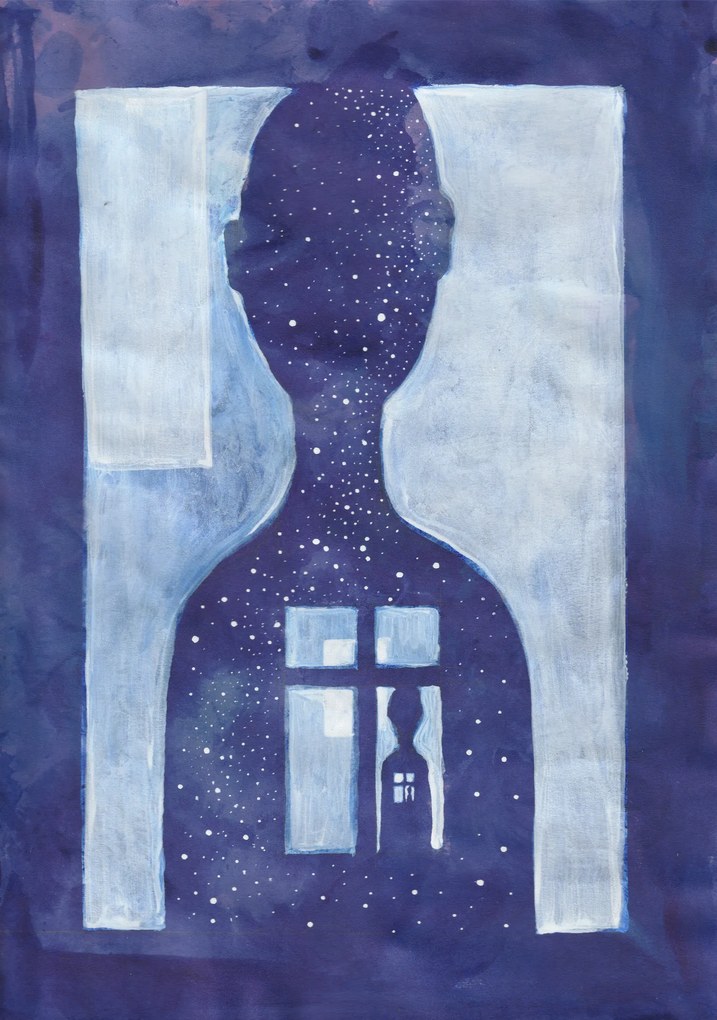Jakub König | Okna Rám: Černý, Velikost: 100 x 70 cm