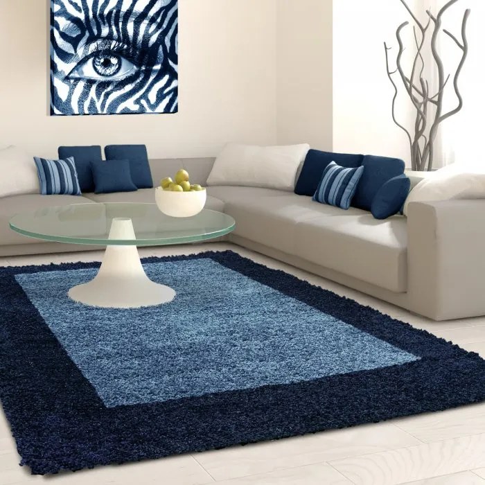 Vopi | Kusový koberec Life Shaggy 1503 navy - 160 x 230 cm