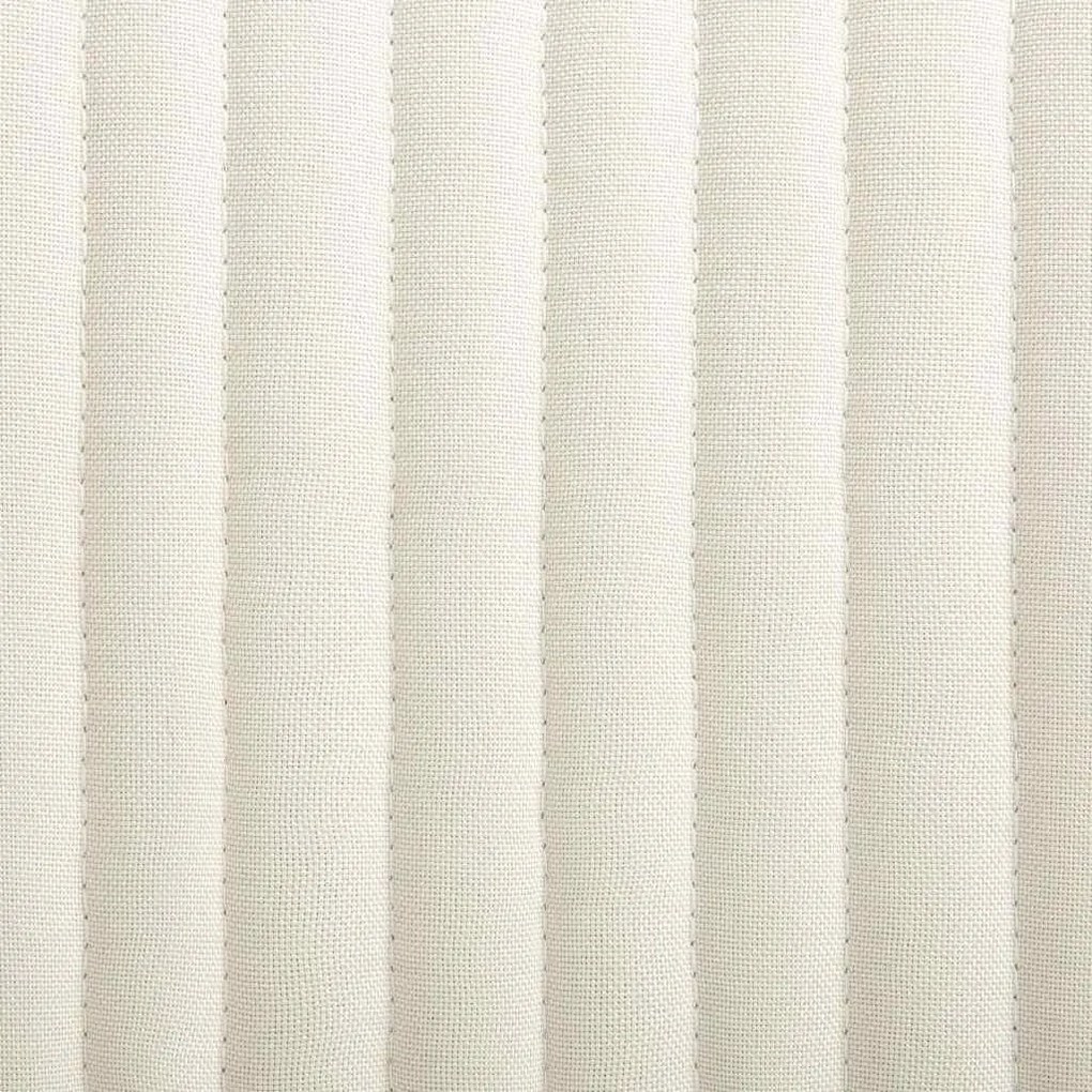 Jídelní židle 2 ks krémové textil 249809