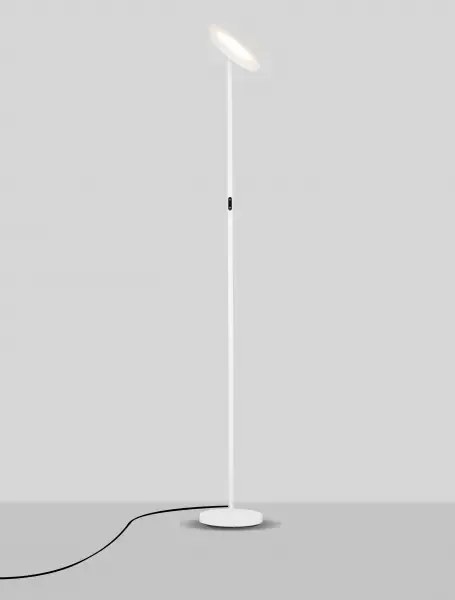 LED stmívatelná bílá stojací lampa Sinkro