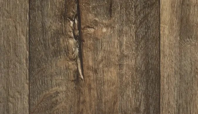 BEAUFLOR PVC podlaha - lino Toptex Cracked Oak 693D - tmavší dřevo ŠÍŘKA: 4 m, POUŽITÍ: Zátěžové, Bytové