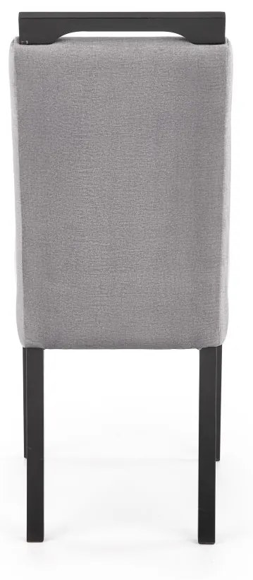 Jídelní židle CLARION 2 – masiv, látka, více barev Černá / modrá