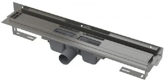 Alcadrain Odtokové žlaby - Sprchový žlab Flexible 950 mm, s nastavitelným límcem ke stěně, nerez APZ4-950