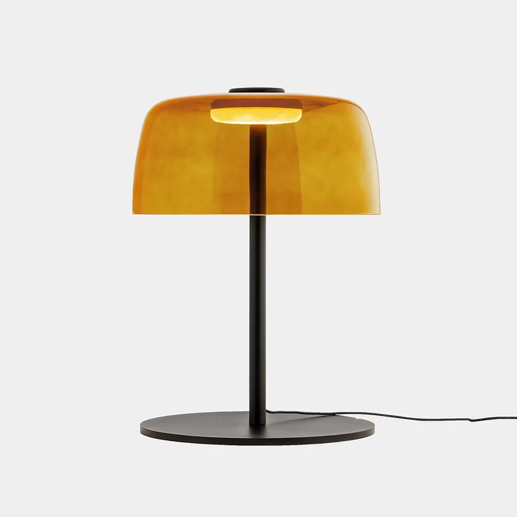 Skleněná stolní lampička Levels Table Barva: Jantarová, Průměr: 320 mm