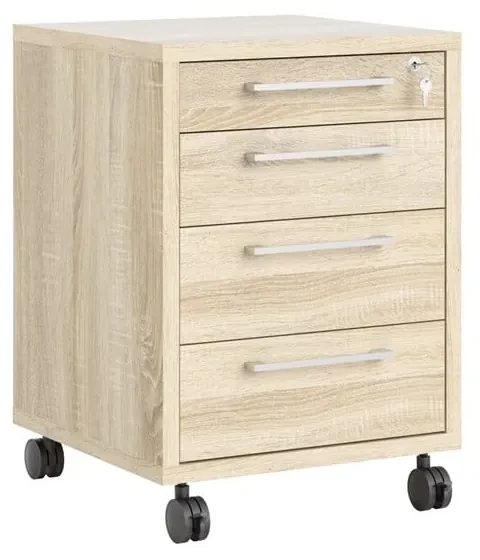 Uzamykatelné skříňka v dekoru dubu v přírodní barvě 48x68 cm Prima – Tvilum