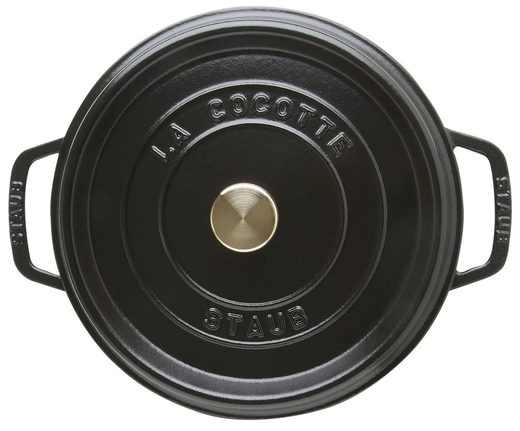 Staub Cocotte hrnec kulatý 24 cm/3,8 l černá, 1102425