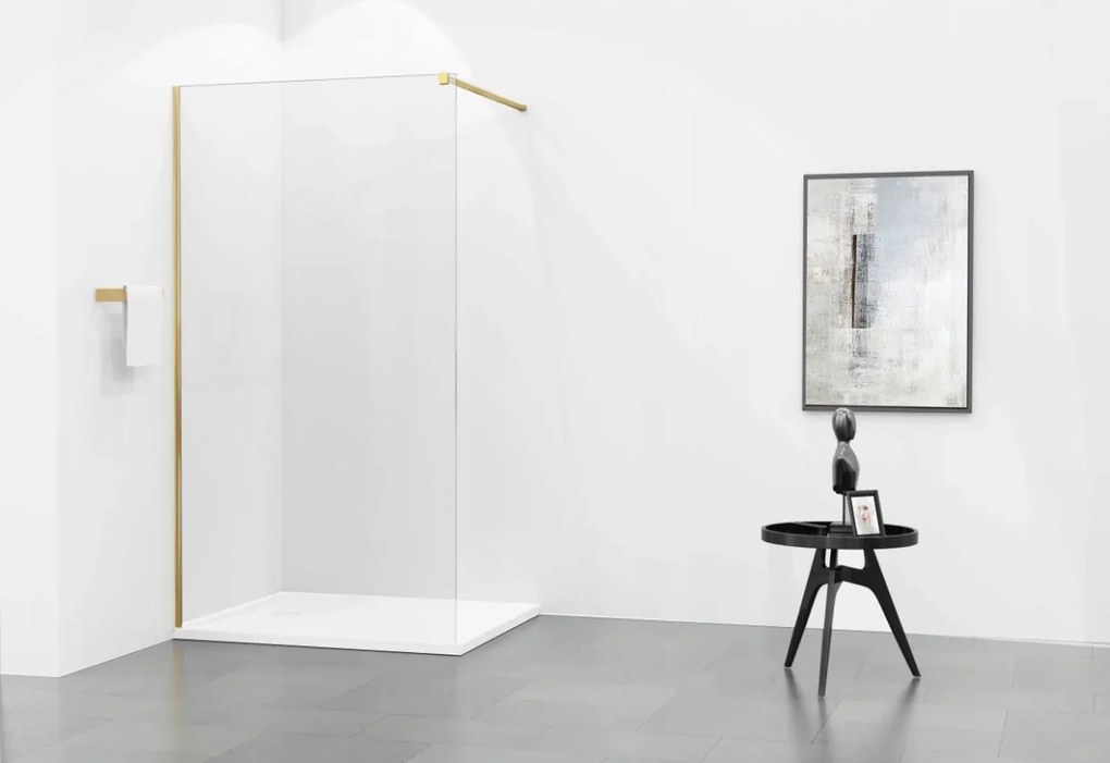 Variabilní sprchová zástěna MEXEN KIOTO 90x200 cm, 8 mm - čiré sklo