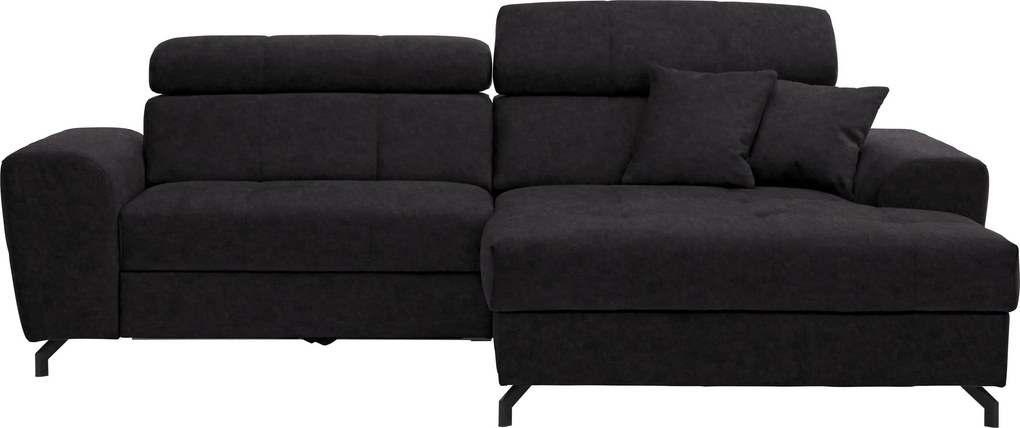 XXXLutz ROHOVÁ SEDAČKA, textil, barvy grafitu Carryhome - Sedací soupravy - 000812004415