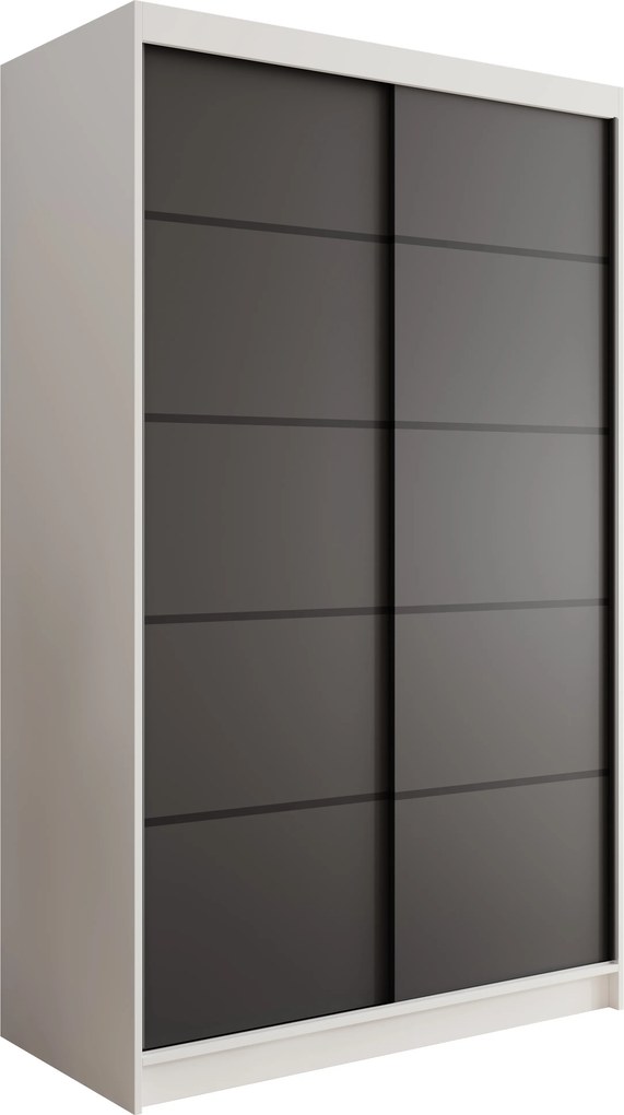 ADRK Furniture Posuvná skříň Lizi 120 ADRK-SW-LIZ-120-WB