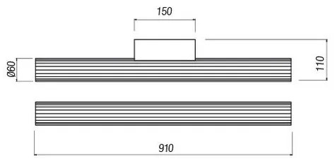 Redo 01-2592 - LED Koup osvětlení zrcadla RIGAL LED/18W/230V IP44 chrom/bílá