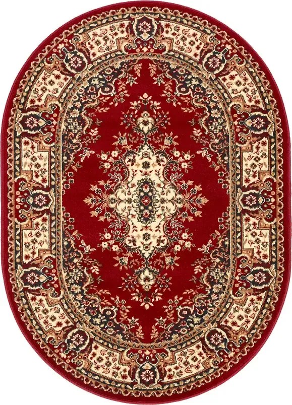 Kusový koberec Fatima S bordo - ovál (dark red) 120 x 170 cm ovál