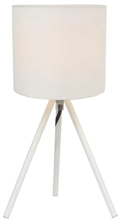 Klausen KL108012 - Stolní lampa THEO 1xE14/9W/230V bílá