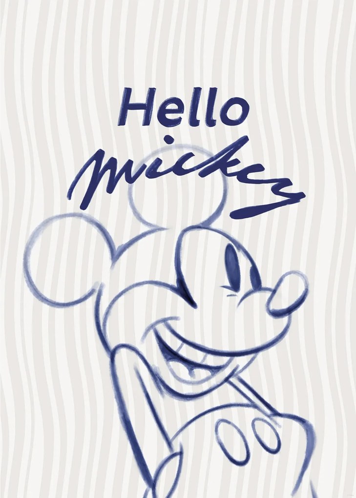 Komar Plakát Disney Mickey Mouse Hello 50 x 70 cm