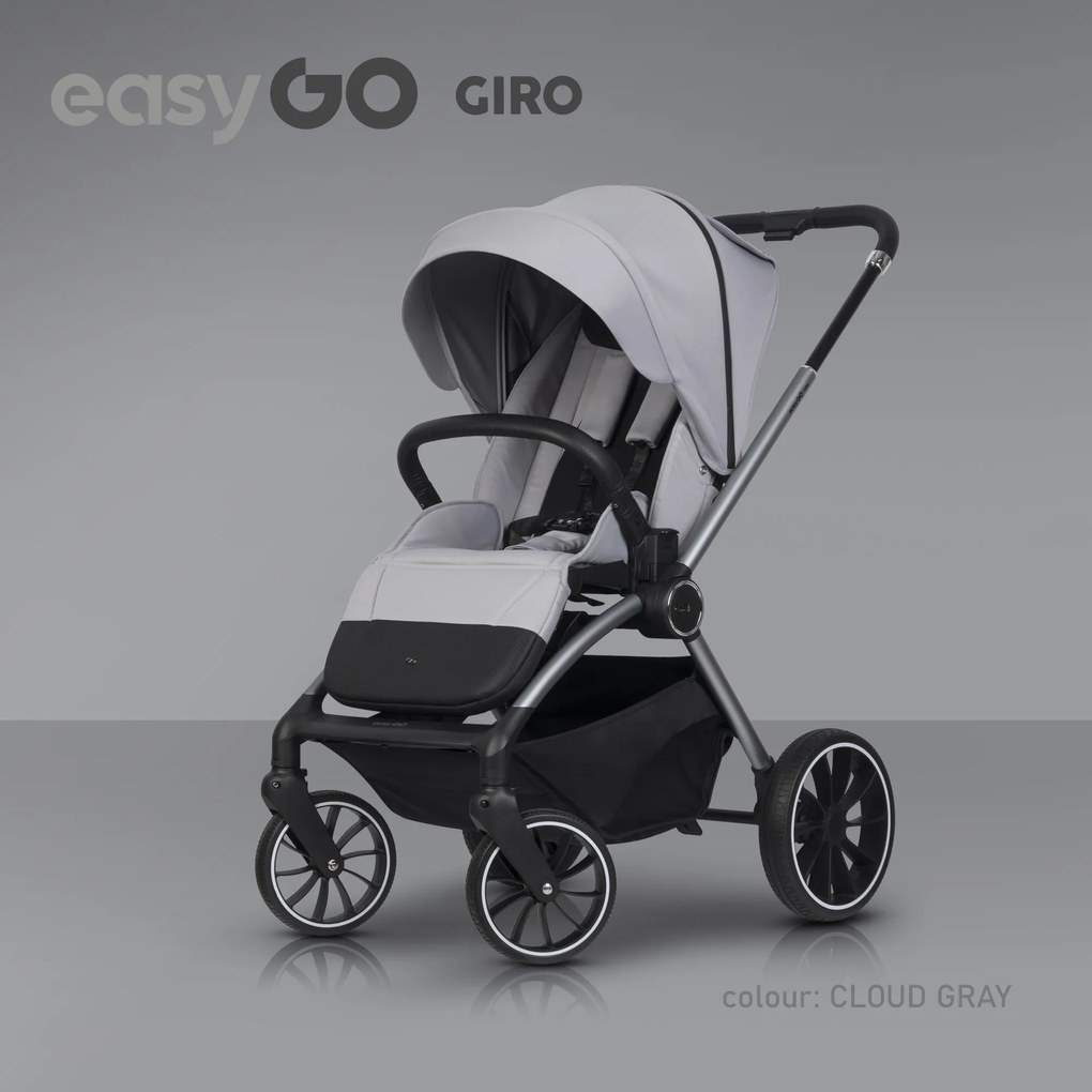Kombinovaný kočárek EasyGo Giro 2v1 Cloudy Gray