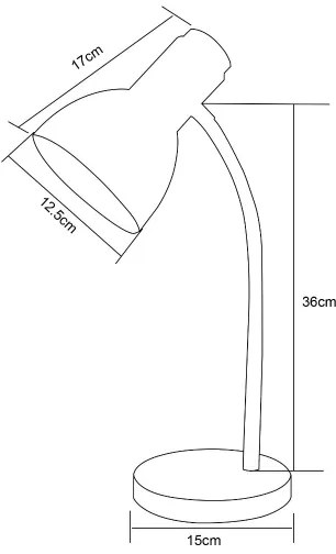 Zuma Line SM-W02-WH - Stolní lampa 1xE27/40W/230V bílá/dub