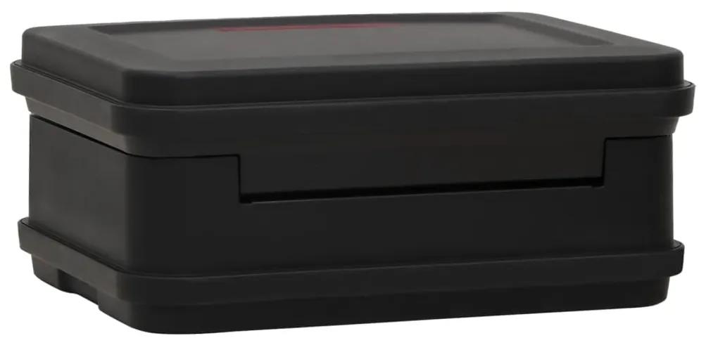 Bezpečnostní schránka černá 38 x 32,5 x 16,5 cm - Default Title