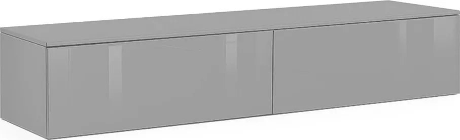 TV stolek 2,1 šedý lávový lesk Legs Box
