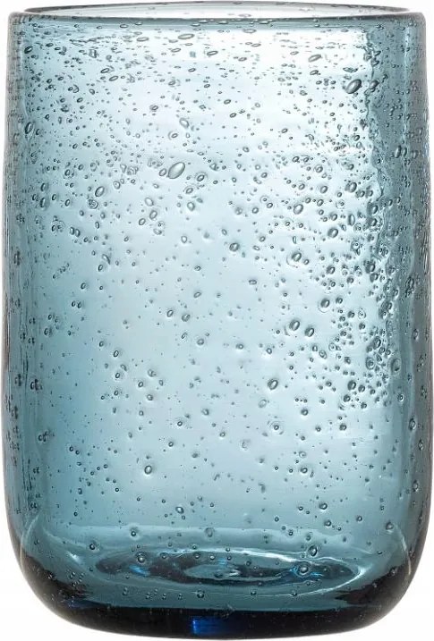 Bloomingville Tabby sklenice na nápoje 330 ml 4 Ks Modré