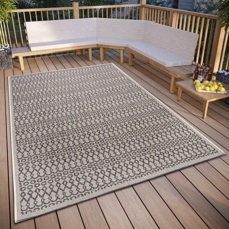 Hanse Home, Kusový koberec Clyde 105913 Vanti Beige Grey – na ven i na doma, 115x170, šedá, chodba / předsíň