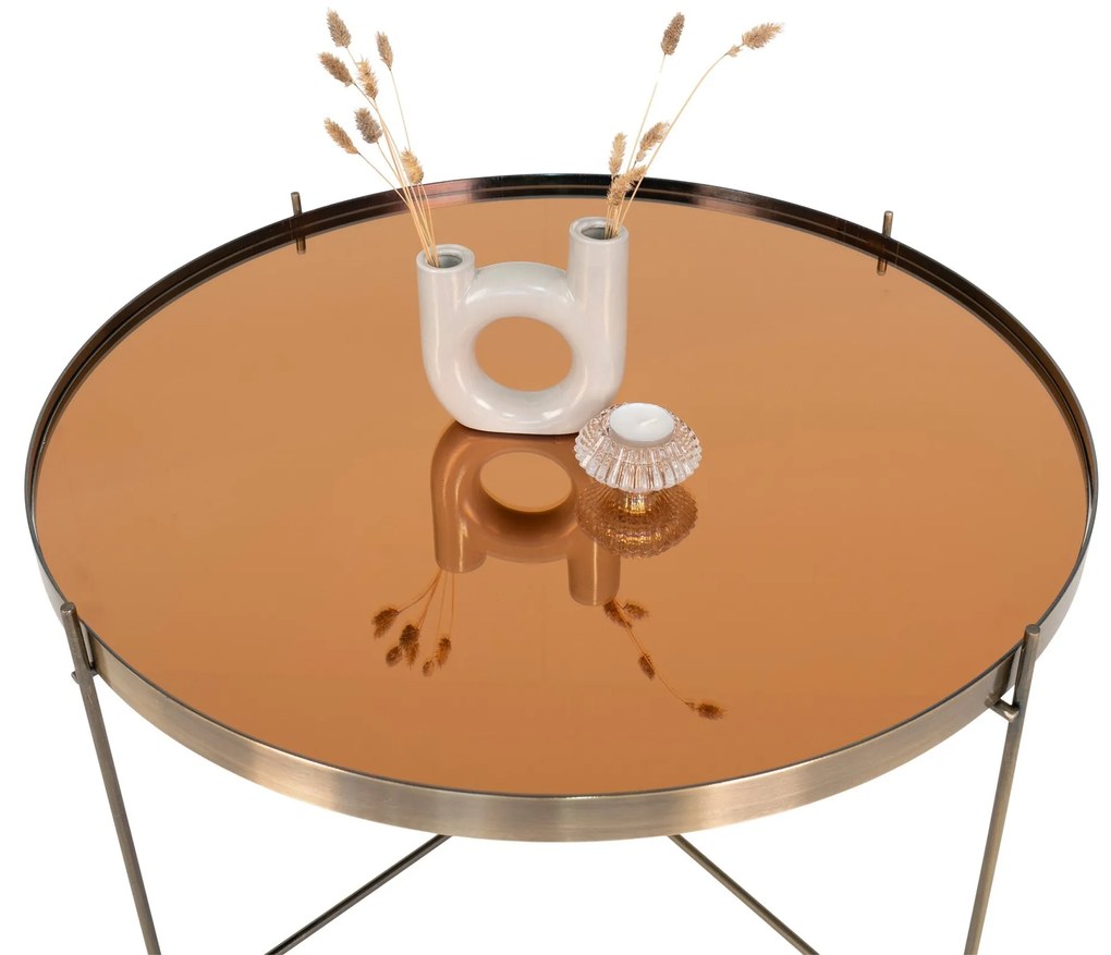Nordic Experience Mosazný konferenční stolek Mattr 70 cm