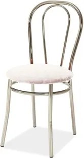 Jídelní židle TINA krémová