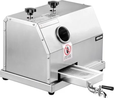 Komerční odšťavňovač na cukrovou třtinu Výkon 49,9 kg/H 3 válce 6,1 cm vstup