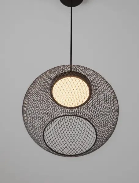 LED černá designová svítilna Kinetic 153