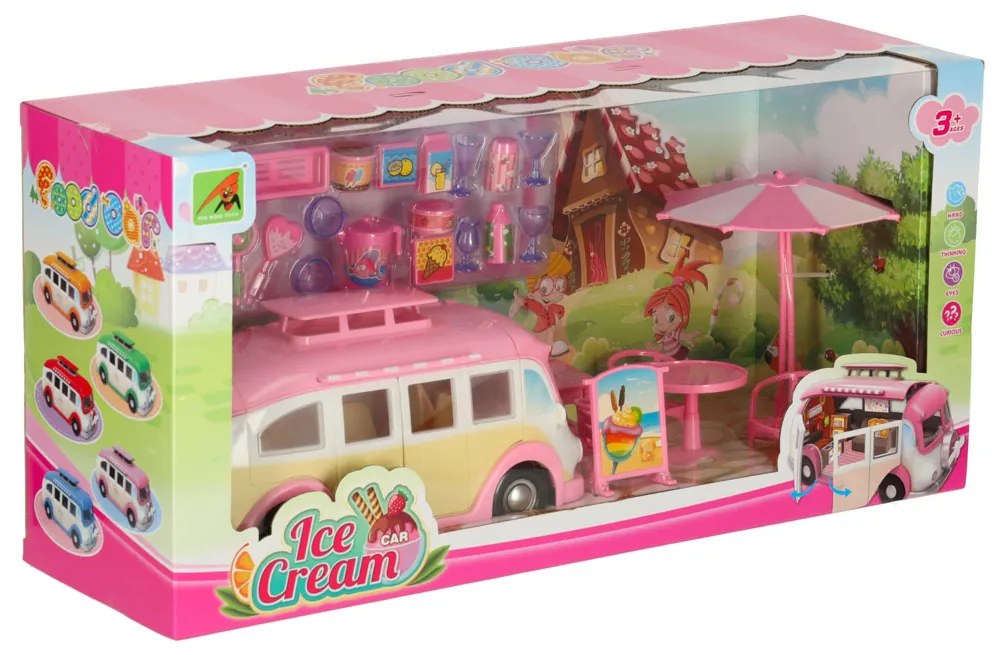 Creative Corner Auto zmrzlinářství karavan skládací stůl židle 30 kusů