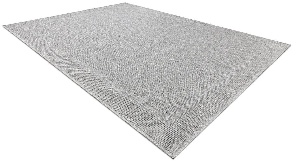 Dywany Łuszczów Kusový koberec Timo 5979 Light grey – na ven i na doma - 140x190 cm