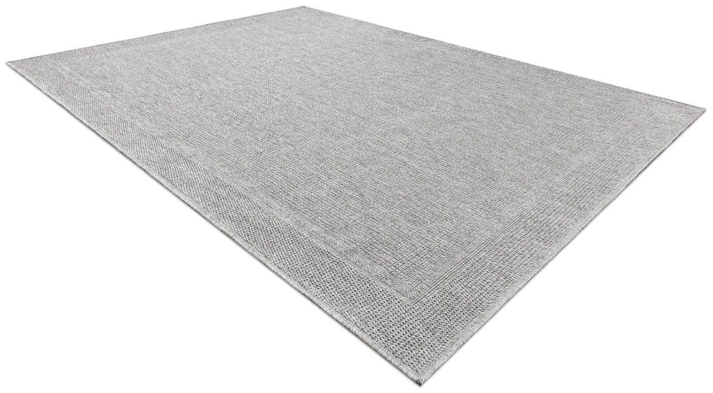 Dywany Łuszczów Kusový koberec Timo 5979 Light grey – na ven i na doma - 80x150 cm