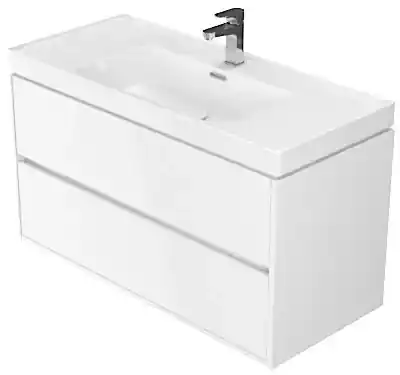 Cersanit - Crea závěsná skříňka pod umyvadlo 100cm, bílá, S924-021 | BIANO