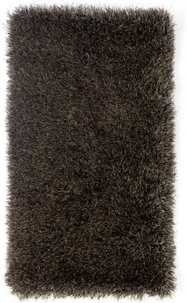 Koberce Breno Kusový koberec LOVE SHAGGY 93600/black-brown, Hnědá, 60 x 110 cm