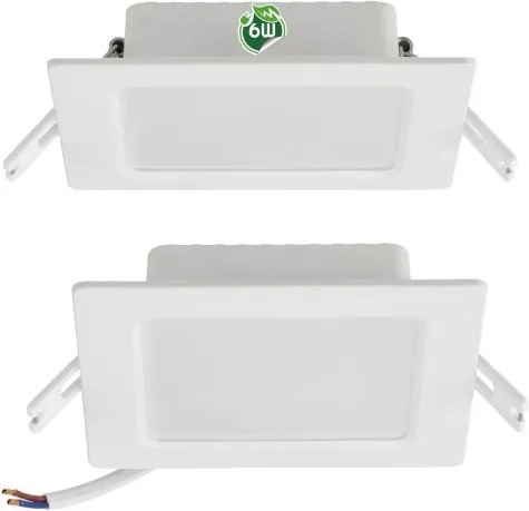 Zapuštěné LED stropní svítidlo 6W 660lm 4000K bílé