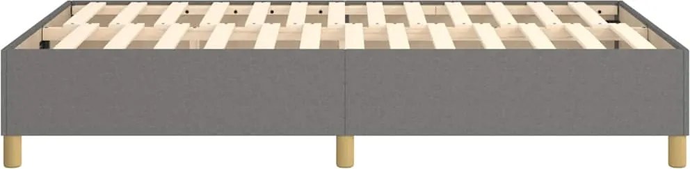 Rám postele s boxspringem tmavě šedá 120 x 200 cm textil 3120946