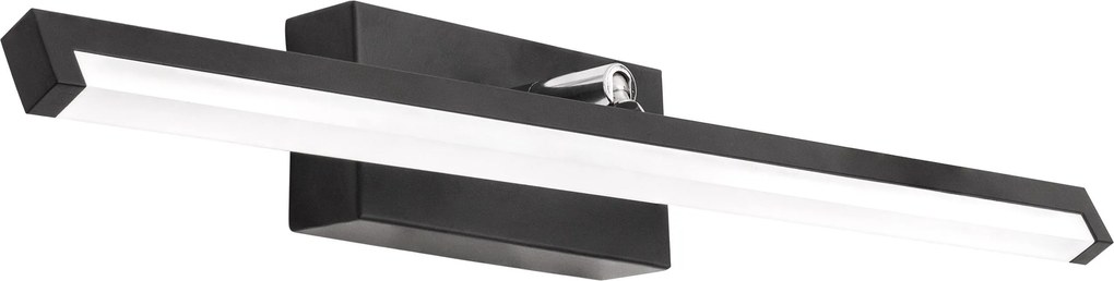 Toolight Toolight, LED koupelnové svítidlo nad zrcadlo 12W 50CM APP373-1W, černá, OSW-05003