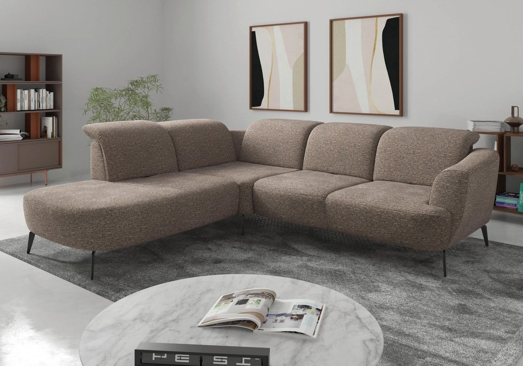 XXXLutz ROHOVÁ SEDAČKA, textil, cappuccino Sit & More - Sedací soupravy - 00014401851H