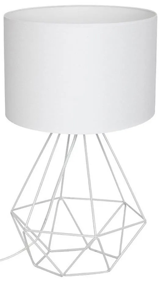 Stolní lampa BASKET 1xE27/60W/230V bílá