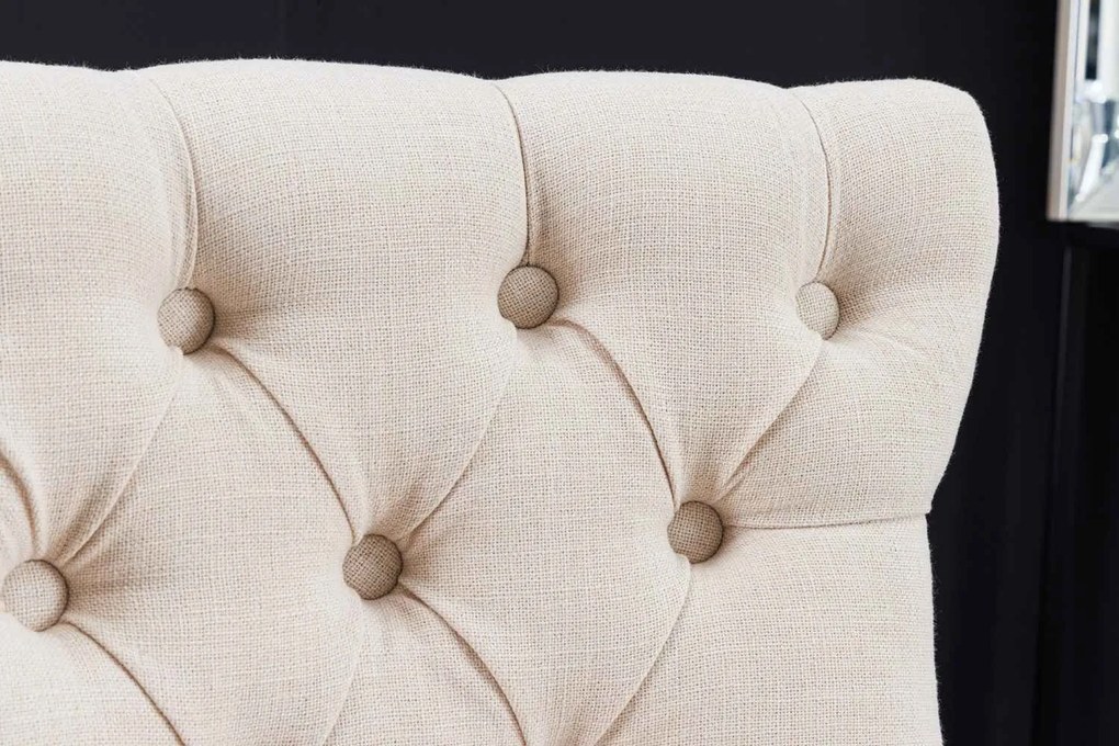 Designová barová židle Queen béžová